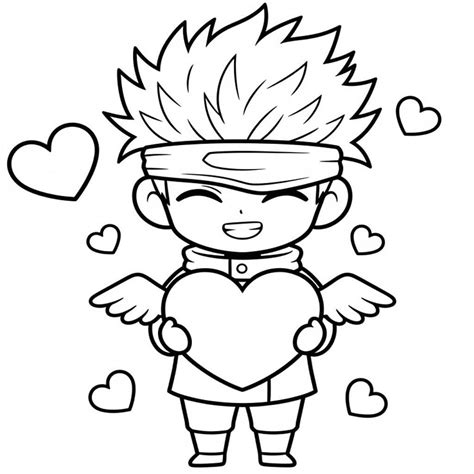 Coloriage Saint Valentin Gratuit Imprimable Basique Dessin Gratuit à