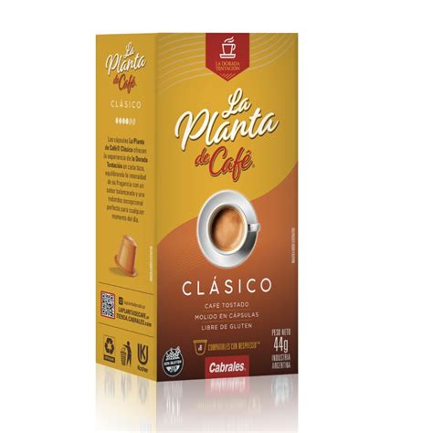 Capsulas De Cafe Clasico La Planta De Cafe 44 Gr 1v