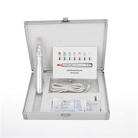 Microneedle Dermapen 7 Colors Led Photon Treatment Dermal Pen Led Pen