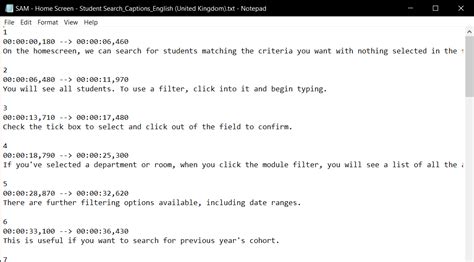 transcribing audio from a recording support and information zone