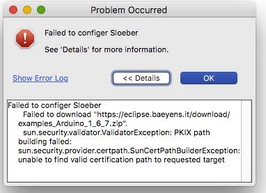 Cannot Download Https Eclipse Baeyens It Download Examples Arduino Zip Issue