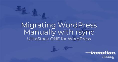 Migrating Wordpress To Ultrastack One Manually With Rsync