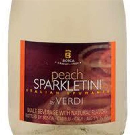 Verdi Peach Sparkletini Champagne Blend