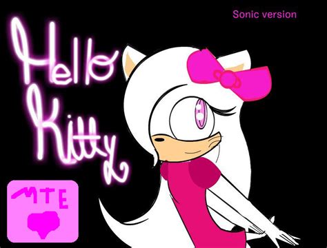 Hello Kitty Sonic Version By Meylinthehedgehog On Deviantart