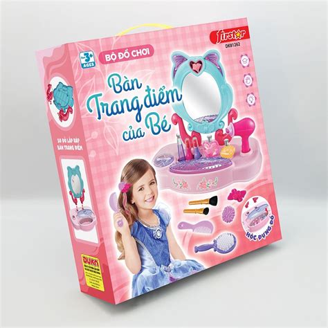 Bộ đồ Chơi Bàn Trang điểm Cho Bé Dk81262 Dukavn
