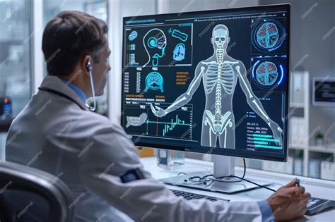 Premium Photo A Healthcare Ai System Improving Patient Outcomes