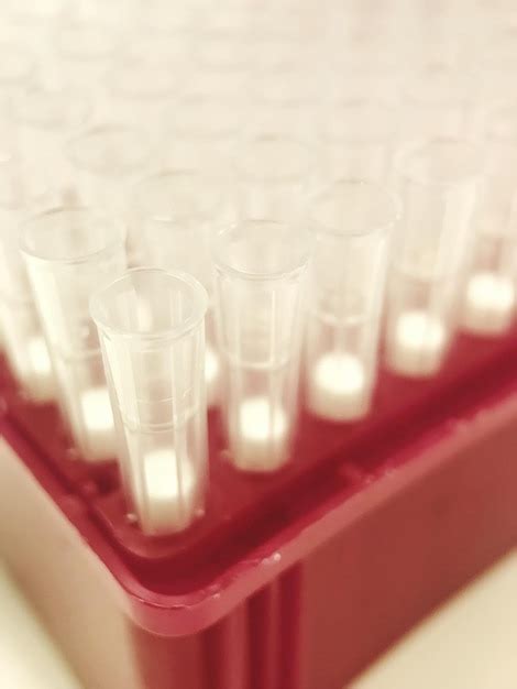Premium Photo Close Up Of Lab Plastic Materials On Table