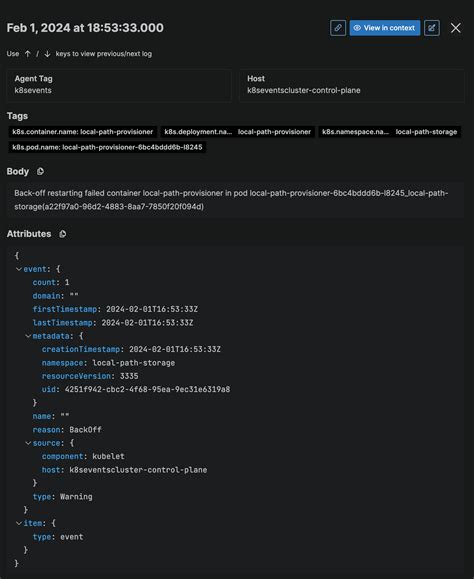 Edge Delta Kubernetes Event Input Edge Delta Documentation