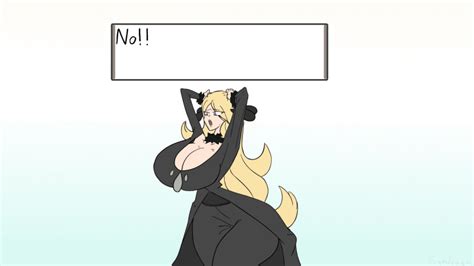 Rule 34 1girls Animated Black Clothing Blizzard Weather Blonde Hair