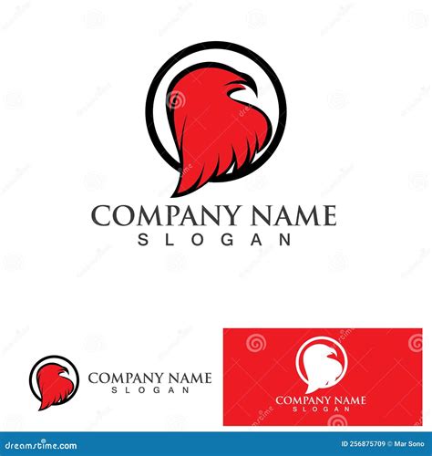 Eagle Icon Logo Design Vector Template Stock Vector Illustration Of Hawk Freedom 256875709