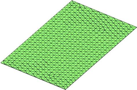 Discrete Rectangular Surface Model Download Scientific Diagram