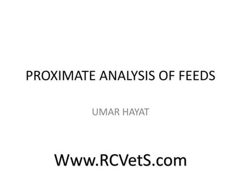 Proximate Analysis Pptx
