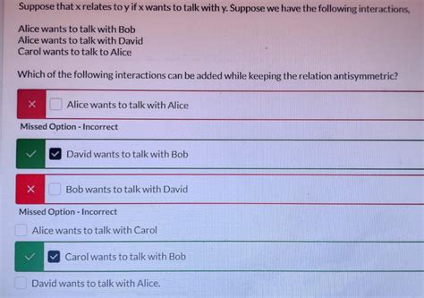 Solved Suppose That X Relates To Y If X Wants To Talk With