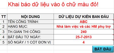 FILE EXCEL TIẾN ĐỘ THI CÔNG DienDan Edu Vn Chia sẻ kiến thức kết nối thành công
