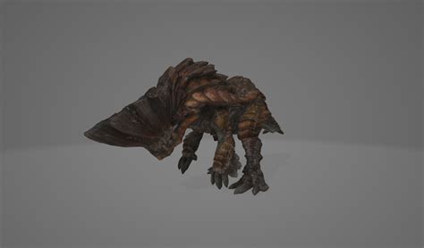 3d Monster Hunter Barroth Model Turbosquid 2226460
