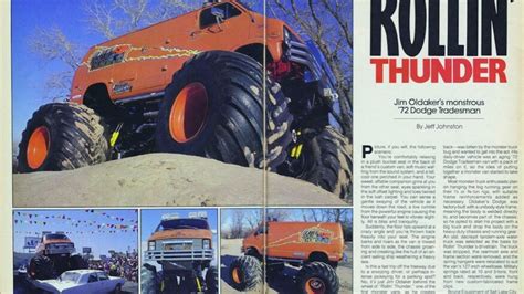 Rollin Thunder Monster Van Is Pure Old School Cool Dodgeforum