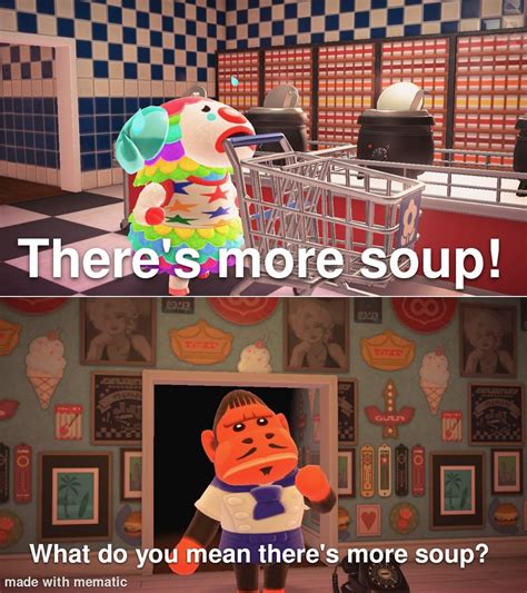 Im At Soup Except I Recreated It In Acnh For Some Reason Original By