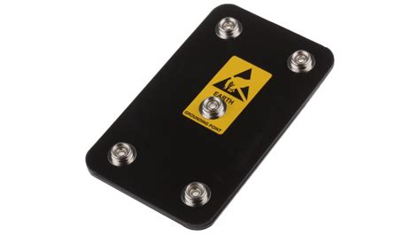 Rs Pro Esd Earthing Plate With 10 Mm Stud X 5 Rs