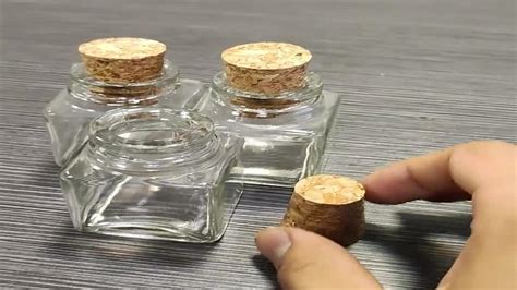 ظرف شیشه ای با درب چوب پنبه شیشه های درب چوب پنبه ای فروشگاه آنا قاین نماشا