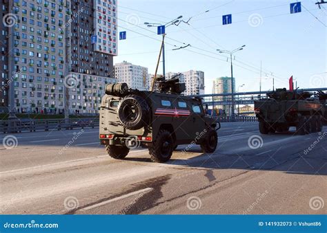 The Armored Tigr M Car Equipped With The Latest Fighting Module With
