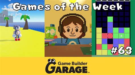 game builder garage games of the week 63 youtube