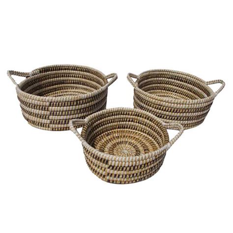 Kans Grass Round Tray Shohe International Trading
