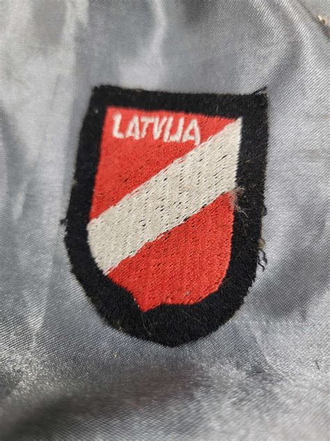 Wwii German Ss Latvian Volunteer Badge The War Front