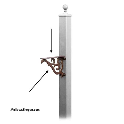 Replacement Decorative And Designer Mailbox Post Brackets