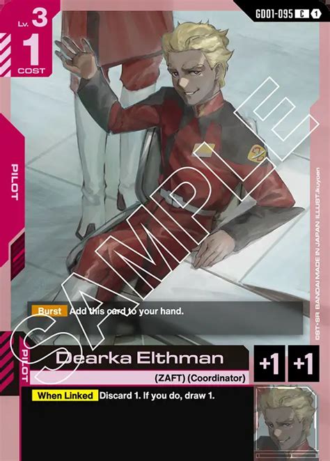Dearka Elthman C Gd01 095 Gundam Tcg