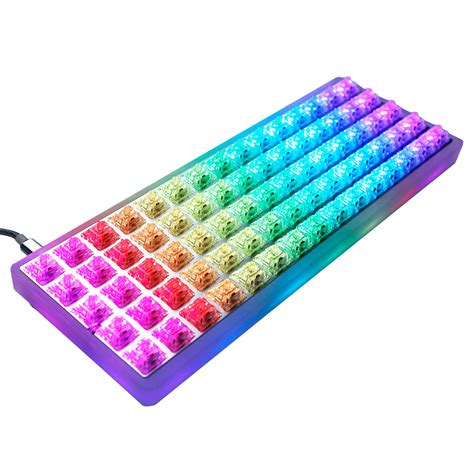 Idobao X Ymdk Id75 Acrylic Case Kitvia Hotswap Supportedrgb Wired