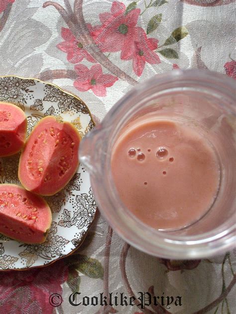Cook Like Priya Pink Guava Lassi Guava Fruit Drink Summer Drinks