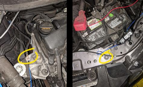 Quick Question Are These Safe Grounding Points Inside The Hood 2016