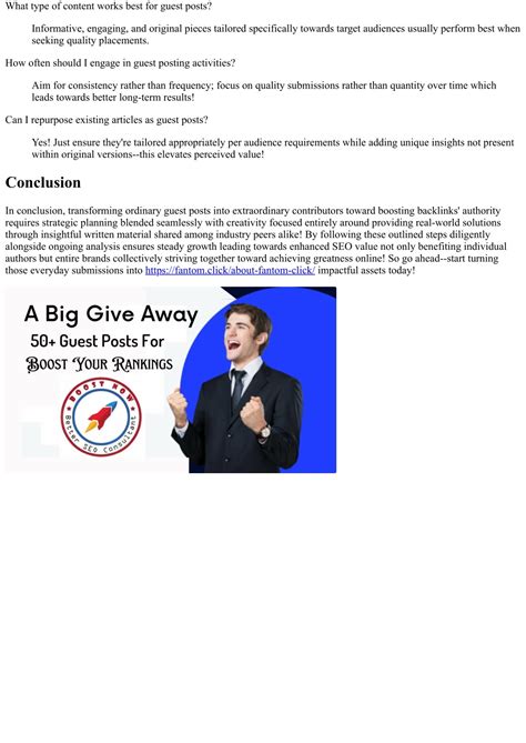 Ppt From Ordinary To Extraordinary Transforming Guest Posts Into Seo