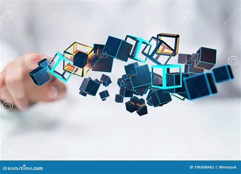A Data Code Binary Concept Stock Illustration Illustration Of