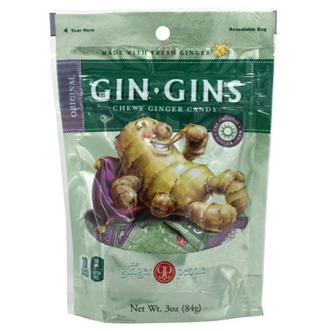 Ginger People Gin Gins Chewy Ginger Candy Original 3 Oz Pack Of 1