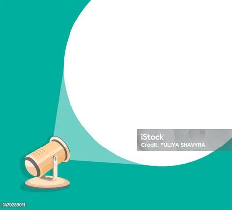 흩어진 광선이 있는 조명 램프 프로젝터의 실루엣 시네마 영화제 포스터 영화 배경입니다 스포트라이트가 벽에 빛나고 있습니다 스포트