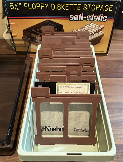 Purchase A Storage Box For Your Atari 5 14″ Floppy Disks 5 10 Minutes