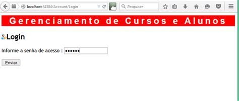 ASP NET MVC Gerenciamento De Alunos E Cursos Razor E LINQ