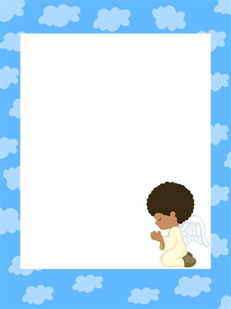 Printable Angel Border Printablelib