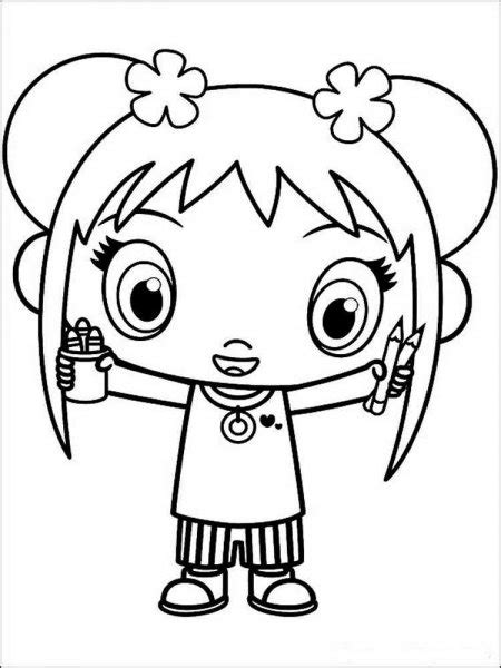 Ni Hao Kai Lan Coloring Pages