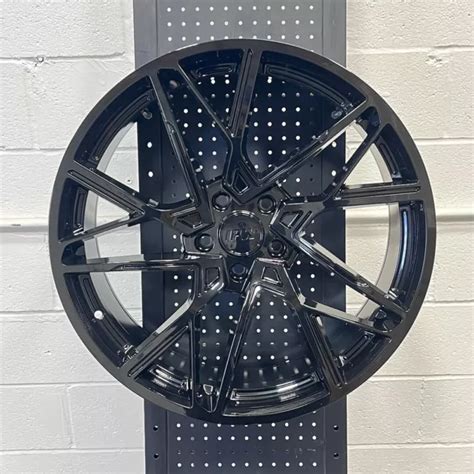 4 New Set 20 Ipw 1507 Style Staggered Gloss Black Wheels Rims 5x114
