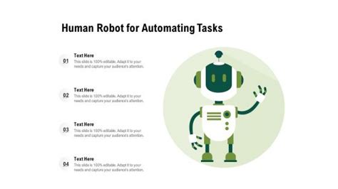 Human Robot For Automating Tasks Powerpoint Templates Slides And Graphics
