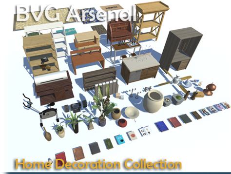Home Decoration Collection 3d 인테리어 Unity Asset Store