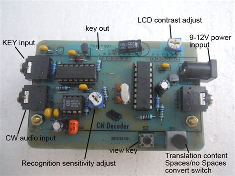 Cw Decoder Morse Code Reader Cw Signal Generator Ps2 Keyboardham Radio Ebay