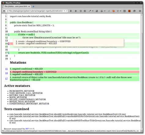 Mutation Testing With Pitest And Maven Micha Kops Tech Notes