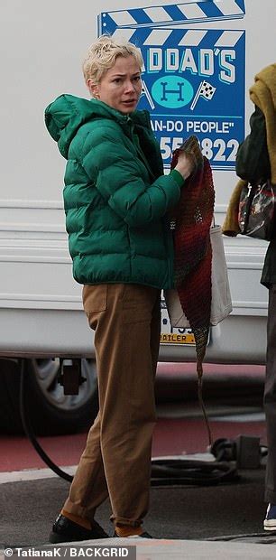 Michelle Williams Spotted Filming Her New Fx Limited Series Dying For