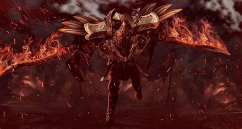 Download Captivating Legion Commander Battle Stance Wallpaper