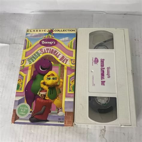 Vintage Vhs Classic Collection Barneys Sense Sational Day Vhs 1997