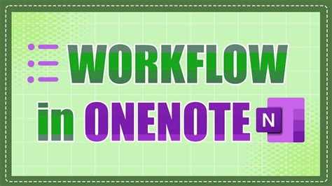 Onenote Workflow Page Youtube