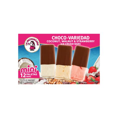 La Michoacana Mini Choco Variety Paletas Ice Cream Bars 15 Fl Oz